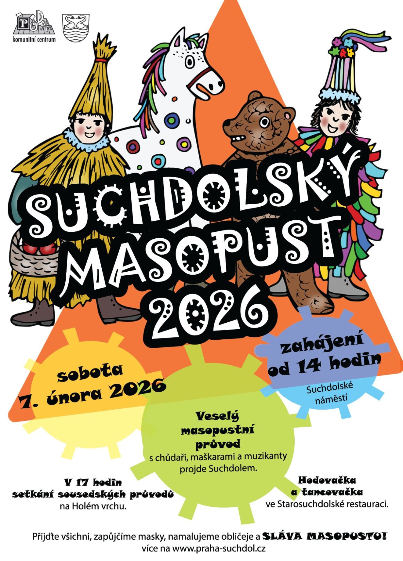 SUCHDOLSKÝ MASOPUST 2026! - Městská část Praha-Suchdol