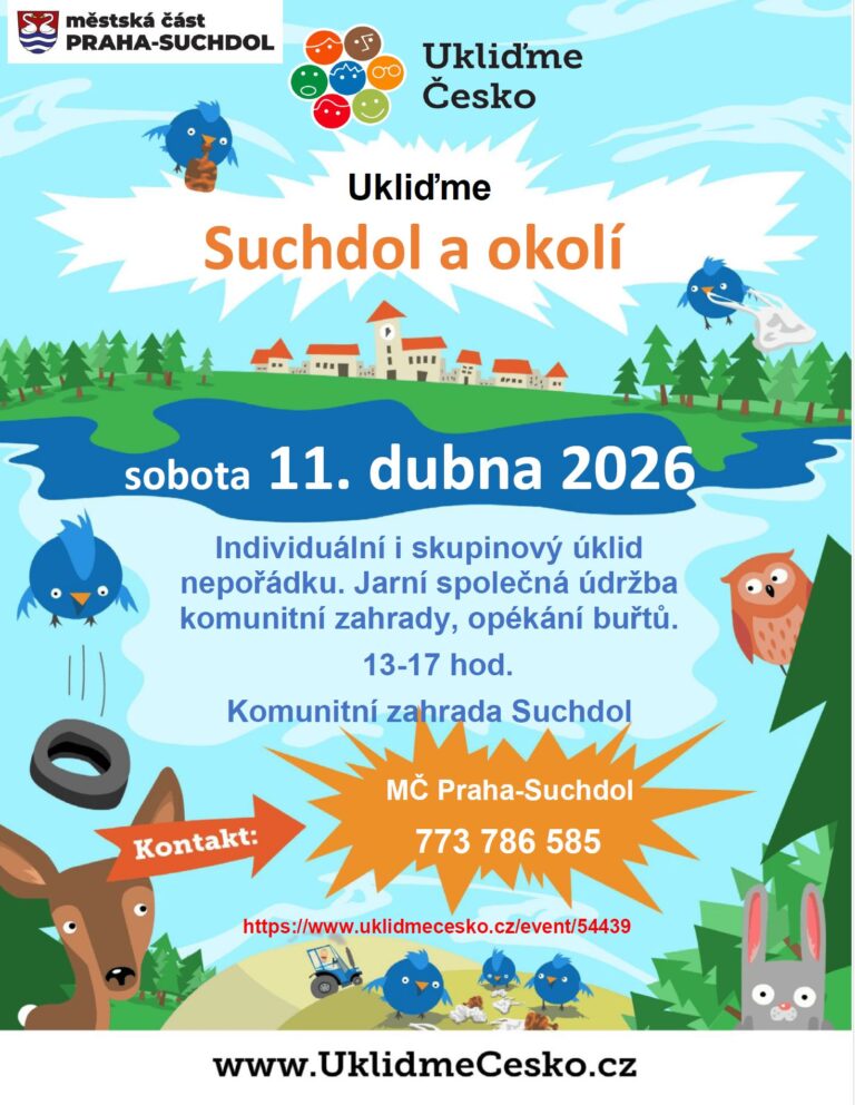 Ukliďme Suchdol - Městská část Praha-Suchdol